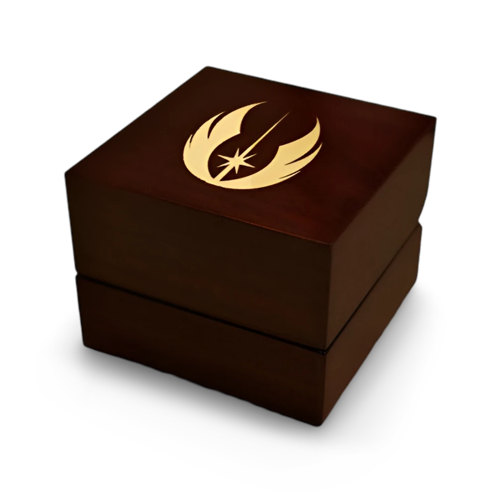 Jedi Order Wooden Ring Box | Camo Ever After