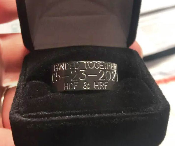 Duck Band Ring - Zirconium 10mm | Camo Ever After